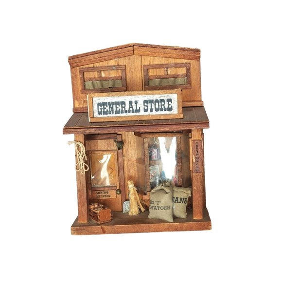 Unbranded | Wall Decor | Rare Vintage 3d General Store Front Wooden ...